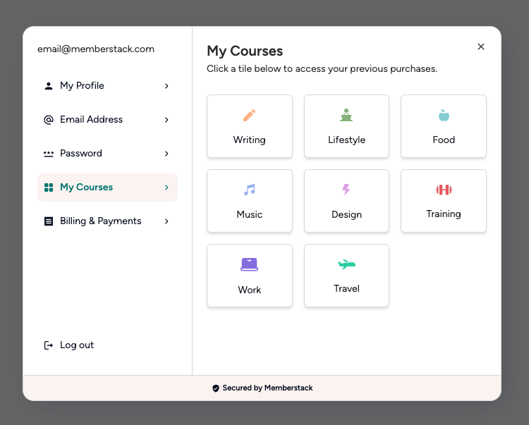 Profile Modal | Free Webflow Component
